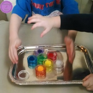 Rainbow Pill Bottle Pom-Pom Busy Bag